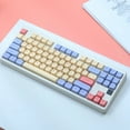 CHNGXJC Fluffy Marshmallow MOA PBT Matcha KOA Keycaps - ISO Japanese ...