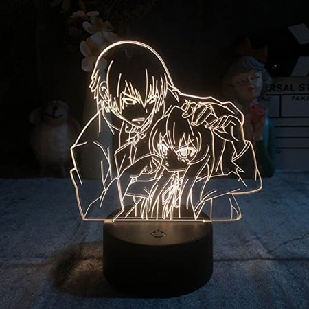 FYBTO -Acrylic 3D Night LED Light Lamp Base with Remote Control Anime ...