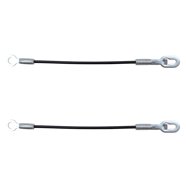 TRQ Tailgate Tail Gate Cables Pair Set of 2 NEW for Dodge Ram Pickup ...