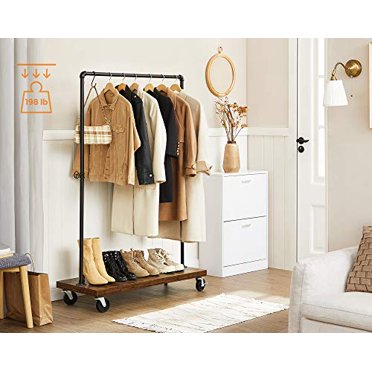 Simple Houseware Heavy Duty Clothing Garment Rack, Chrome - Walmart.com