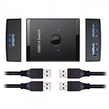 USB Printer Auto Sharing Switch, SANOXY USB 2.0 Printer/Peripheral ...