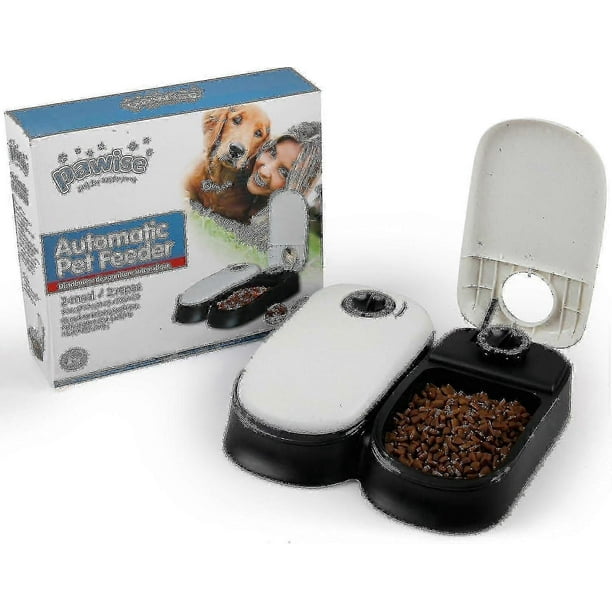 Automatic Pet Feeder 300ml 2-meal Automatic Food Dispenser Timed Food ...