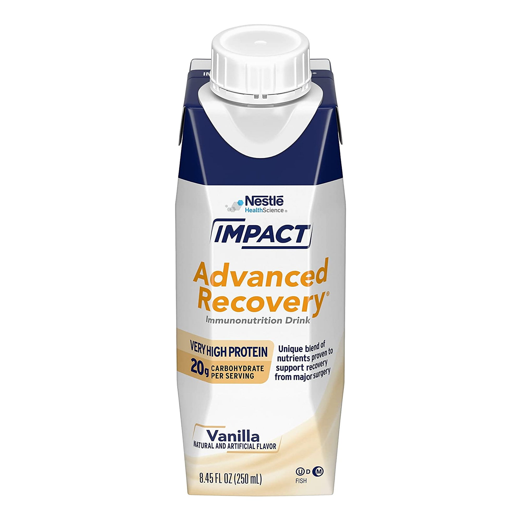 Nestle Impact Advanced Recovery Immunonutrition Drink Vanilla 8.45 oz Carton 10 Ct - Walmart.com