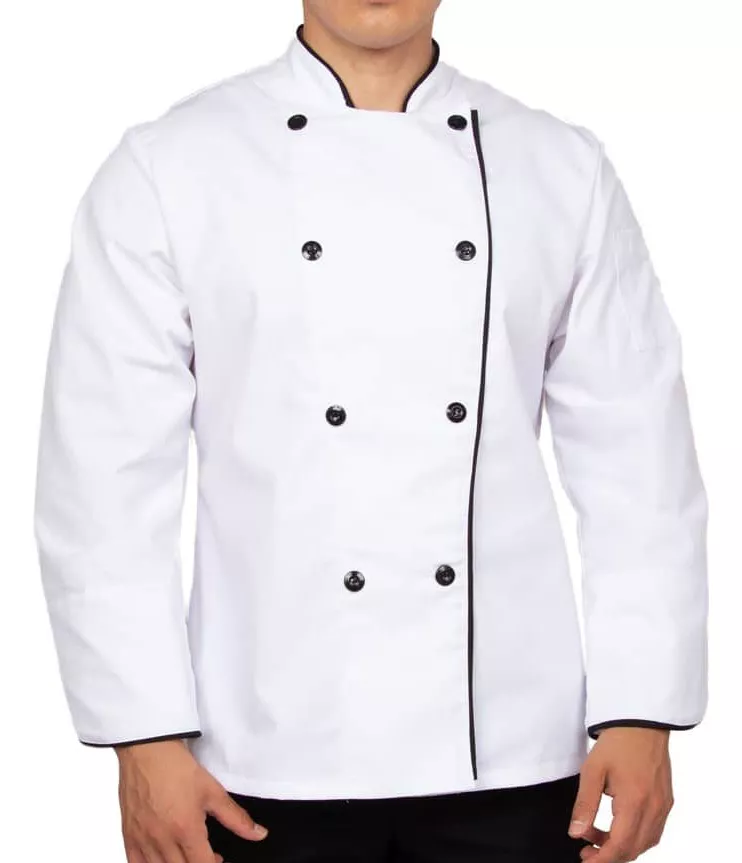 Filipina De Chef Cocinero Uniforme Unisex Cocina Manga Larga | Walmart ...