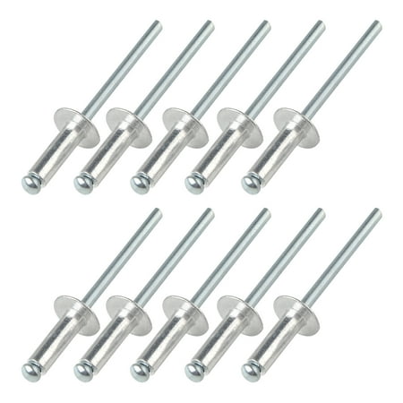 Destyer 100 Pieces Aluminium Carbon Steel for Pop Rivet Portable Smooth ...