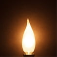 Simba Lighting Candelabra Flame Tip Frosted CA10 Light Bulb 25W E12 Base Warm White 2700K 12 ...