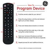 GE 3-Device Universal TV Remote Control in Black, 34927 - Walmart.com