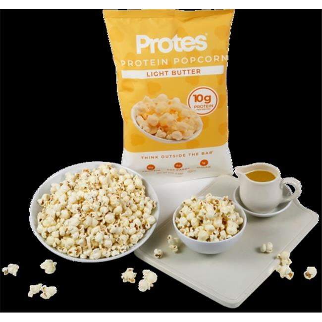Protes 8550024 1.4 oz Protes Protein Popcorn, Light Butter - 24 Per ...