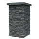NextStone™ Faux Polyurethane Stone Column Wrap - Midnight Ash - Walmart.com