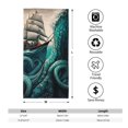 Cool Octopus Monster Sail Boat Waves Soft Bath Towel 12x24 for Beach ...