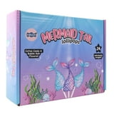 Sweetzo's Mermaid Tail Lollipops 24 Count 11.7 Ounce Box with Cotton ...