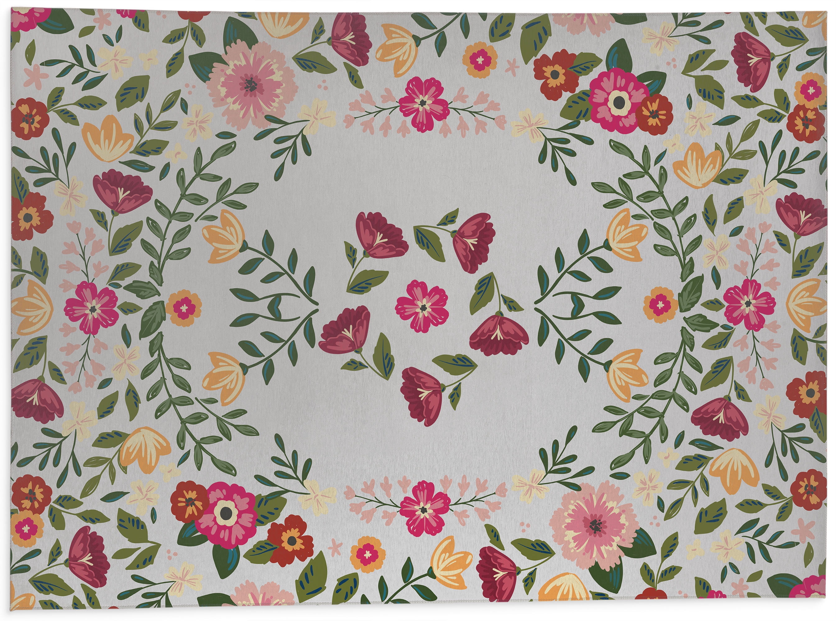 Boho Fields Grey Office Mat by Kavka Designs - Walmart.com