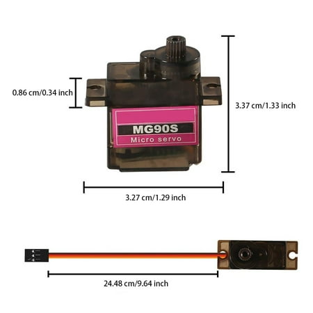 Maoww 4.8-6.0V RC Helicopter Car Boat Ball Bearing Servo Remote Control ...