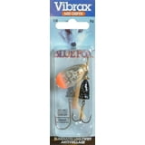 Blue Fox Classic Vibrax Spinner 1/4 Oz Oz Red Tipped/Silver Flake - 60 ...