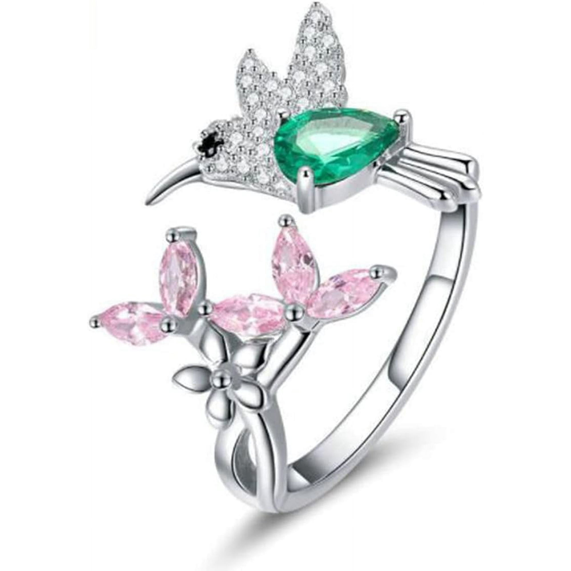 Click here for Laicaiw Hummingbird S925 Sterling Silver Women Rin... prices