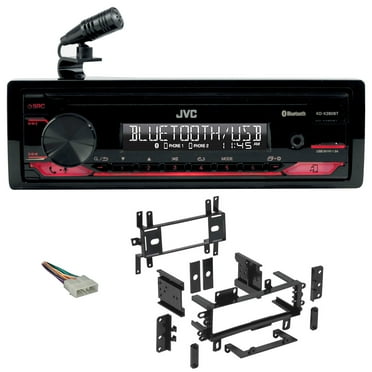 JVC Mobile KD-TD70BT KD-TD70BT Single-DIN In-Dash AM/FM/CD Receiver with Bluetooth - Walmart.com