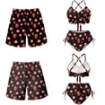 Yuyamidu Couples Bathing Suits High Waisted Bikini Sets for Women Full ...