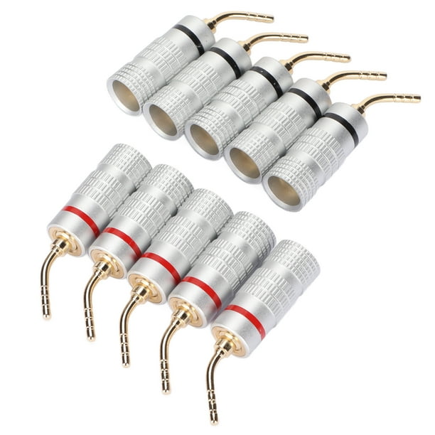 Banana Plug,10pcs Banana Plug Needle Type Speaker Banana,Professional ...