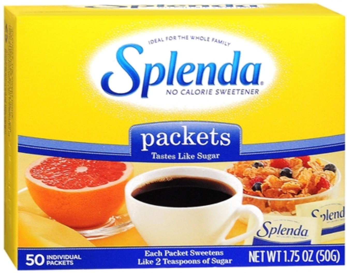 SPLENDA Sweetener Packets 50 Each (Pack of 3) - Walmart.com