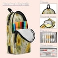 Backpack Pencil Case, 3 Compartment Large Capacity Oxford Fabric Pencil ...