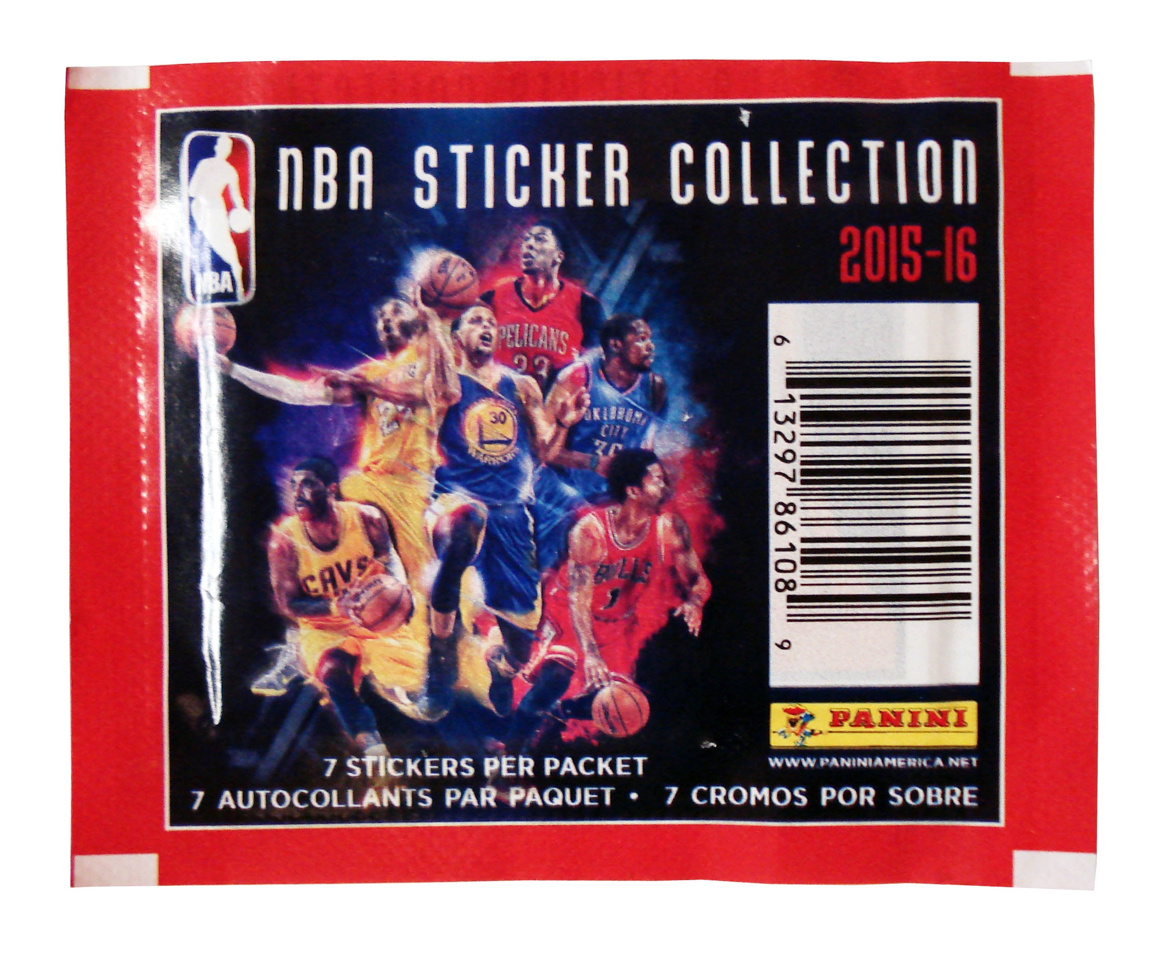 2015 Panini NBA Individual Sticker Pack - Walmart.com