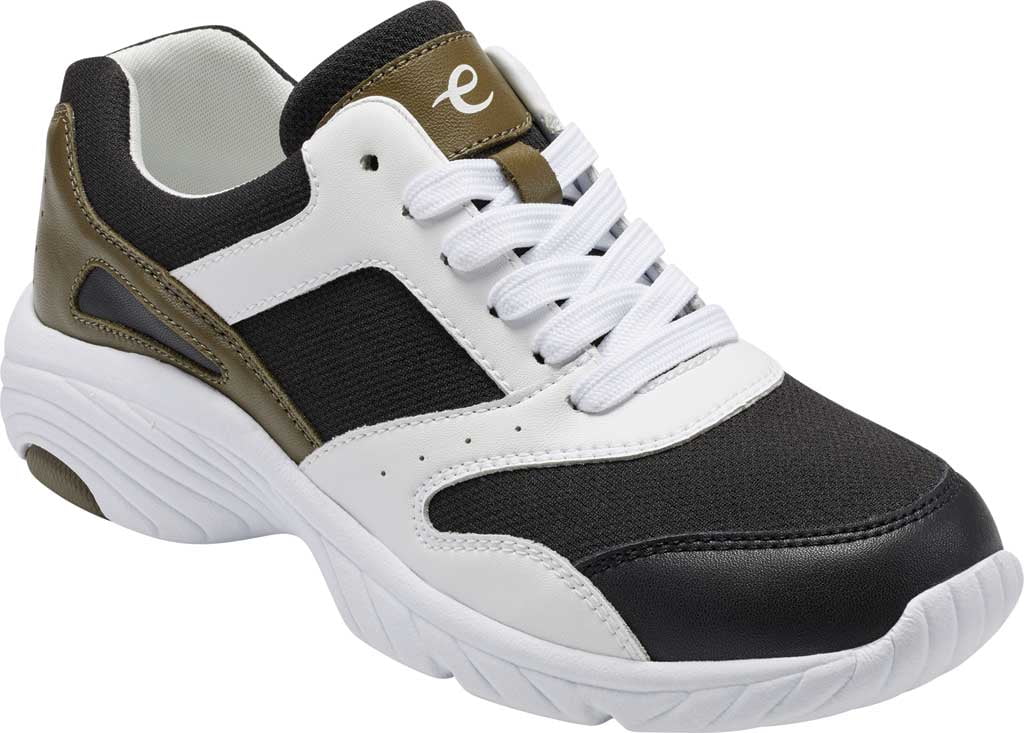 Easy Spirit Women's Pisa Leather Shock Absorbing Walking Sneaker ...