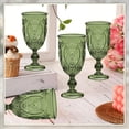 24 Pcs Plastic Goblets 7.5oz Vintage Goblet Plastic Wine Glasses ...
