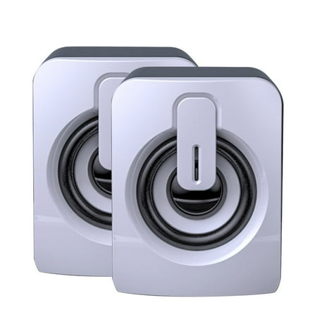 Mini Computer Speaker USB Wired Speakers 3D Stereo Sound Surround USB ...