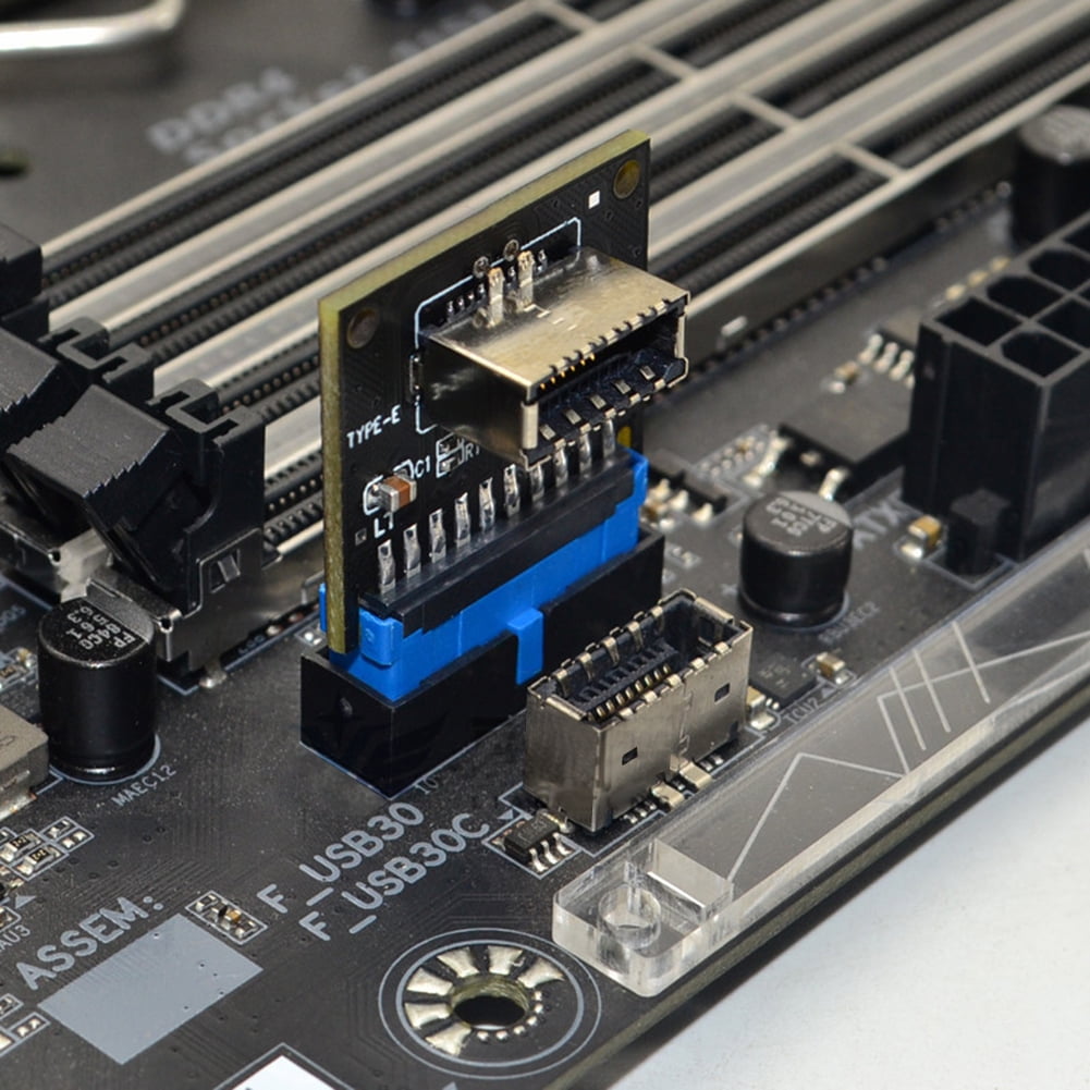 Motherboard Usb Header 20pin/19p To Usb Type-e A-key Internal Adapter ...