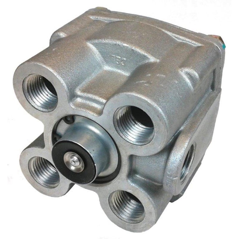 R-12 Air Brake Relay Truck Trailer Valve - Vertical Ports - Walmart.com