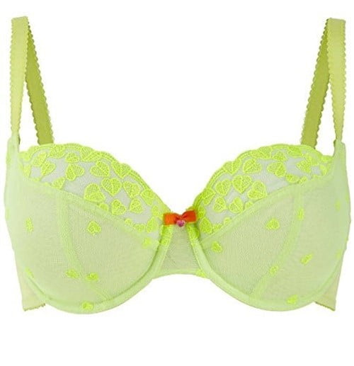 Cleo Kali Balcony Underwire Bra #7561,28E,Neon Lime - Walmart.com