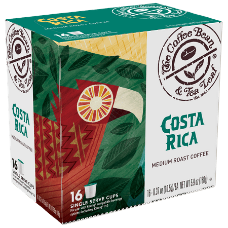 The Coffee Bean & Tea Leaf Costa Rica Medium Roast Single Serve Coffee ...