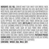 Raybern's Roast Beef & Cheddar Sandwich 10oz, 2 Ct Box (Frozen ...