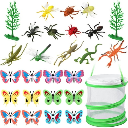 Lepai 24 Pcs Bug Toys Figurines Insect Toys Figures Insect Fake Bugs, 1 ...