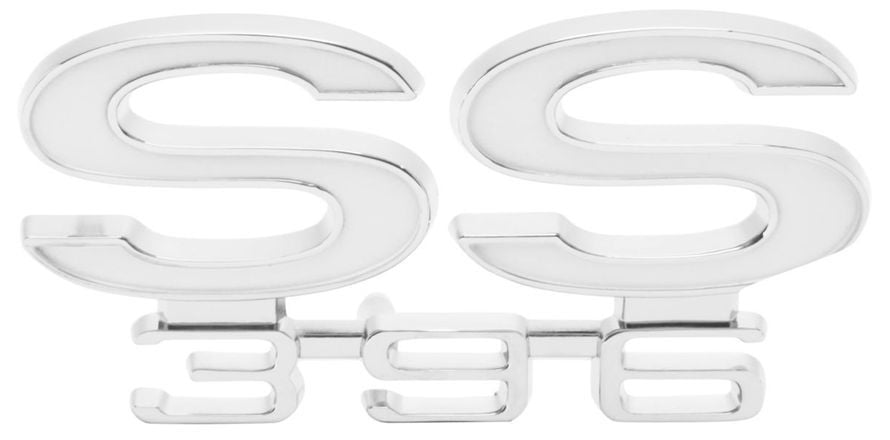 JEGS 90405 SS 396 Rear Panel Emblem 1966 Chevy Chevelle SS 396 Die-Cast ...