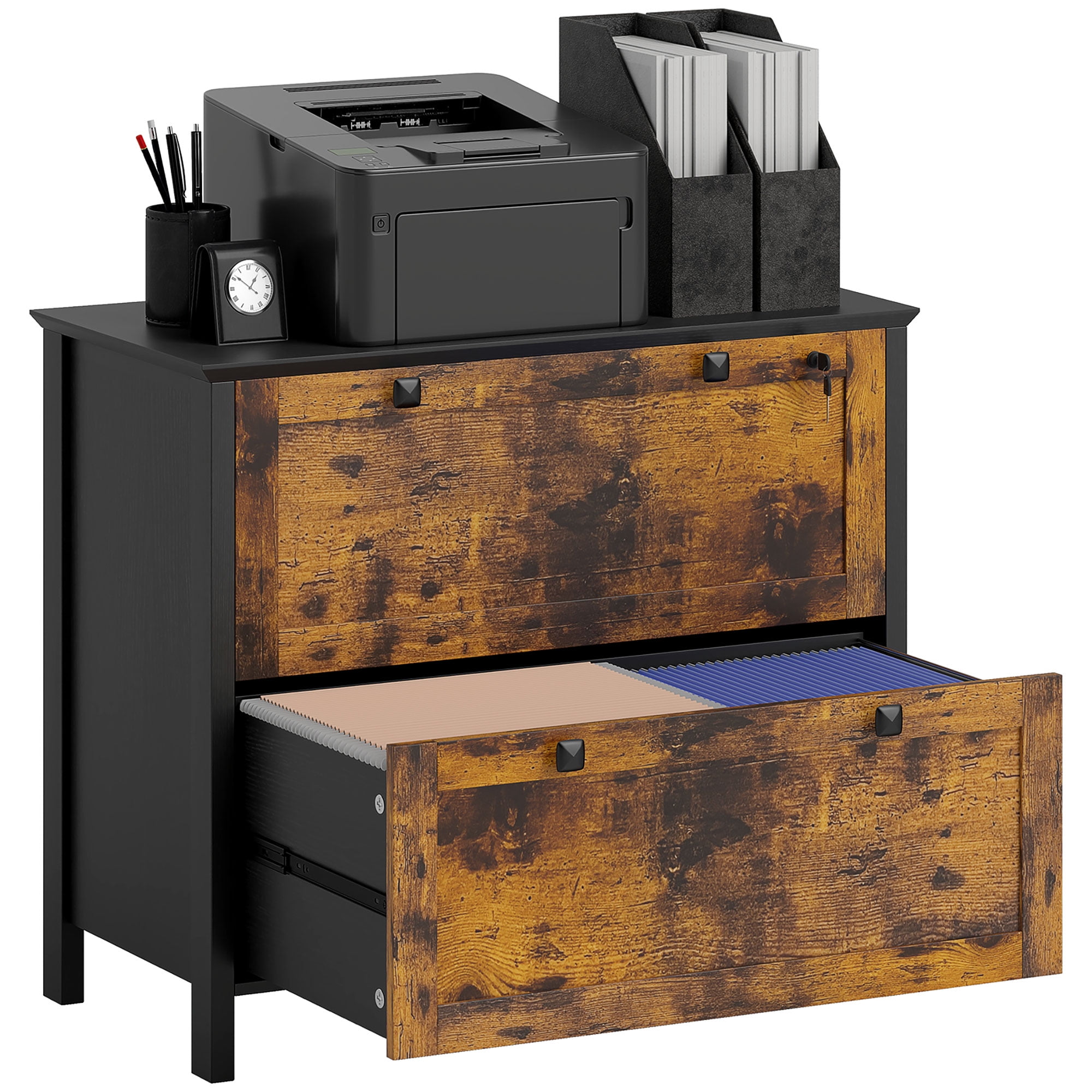 Click here for Homcom 2 Drawer Filing Cabinet With Lock  Hanging... prices