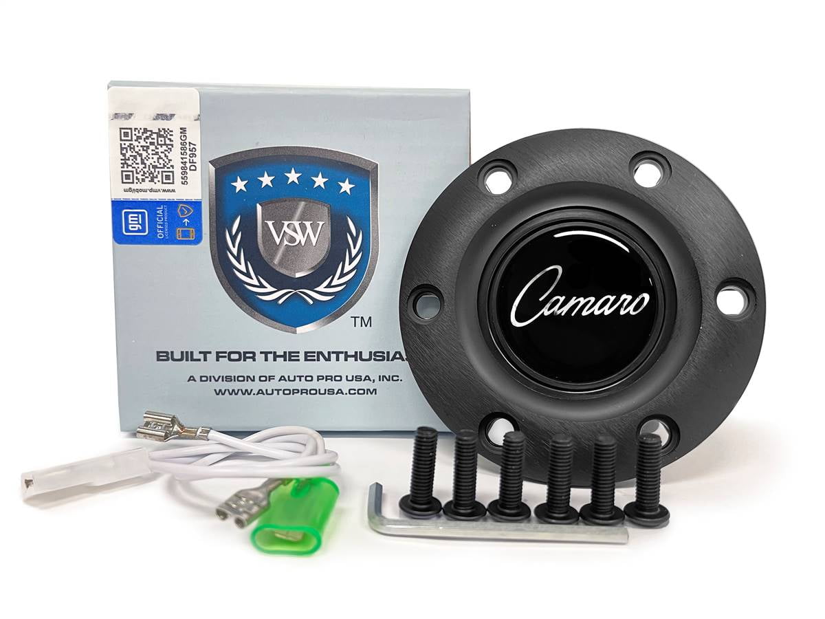 VSW 6-Bolt Black Horn Button, 1968-1969 Camaro Emblem - Walmart.com