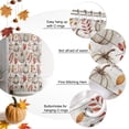 Bathroom Shower Curtain Autumn Thanksgiving Pumpkin Waterproof Shower ...