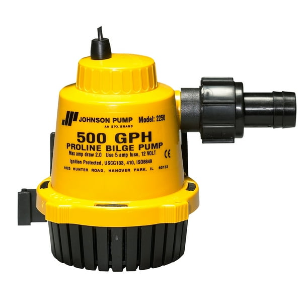 Johnson 22502 500 GPH Proline Bilge Pump - Walmart.com - Walmart.com