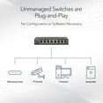 NETGEAR 5-Port PoE Gigabit Ethernet Unmanaged Switch GS305P-300NAS ...