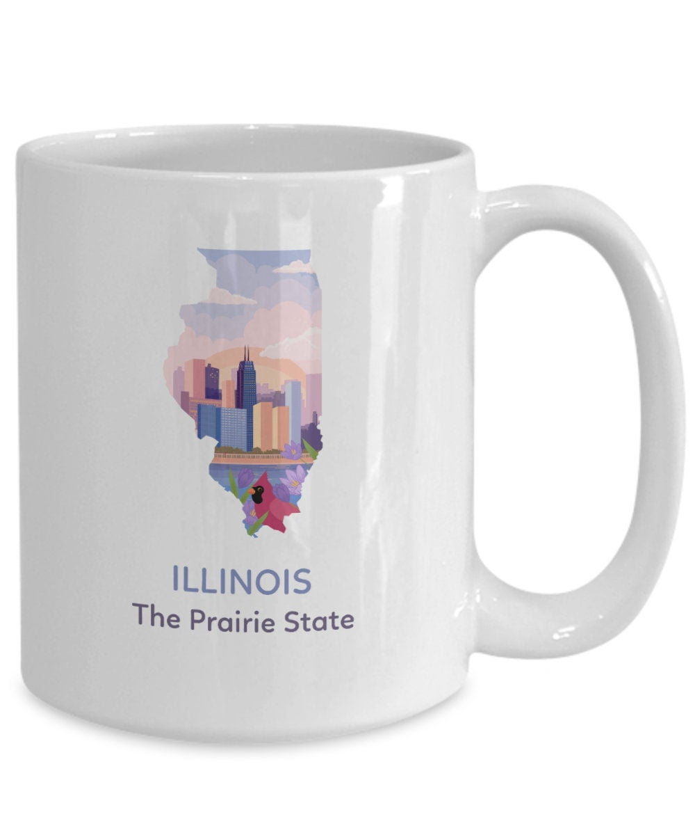 Illinois The Prairie State Chicago Skyline coffee mug - Walmart.com