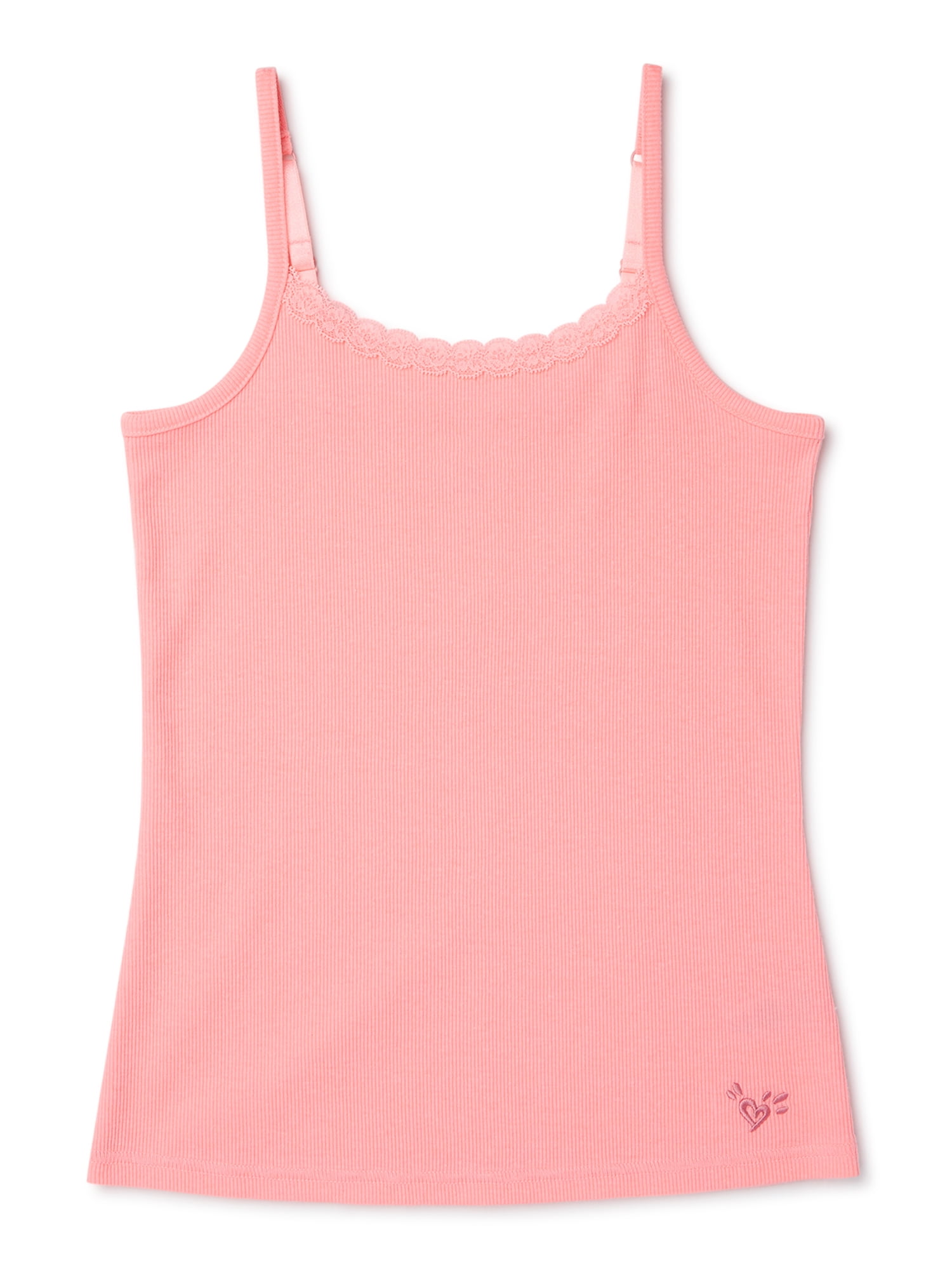 Justice Girls Ribbed Braless Layering Cami, Sizes 4-18 & Plus - Walmart.com