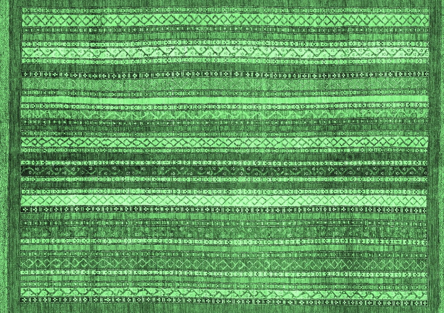 Ahgly Company Indoor Rectangle Abstract Emerald Green Modern Area Rugs ...