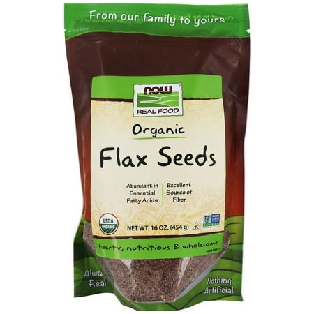 NOW Foods - NOW Real Food Organic Flax Seed - 16 oz. | Walmart Canada