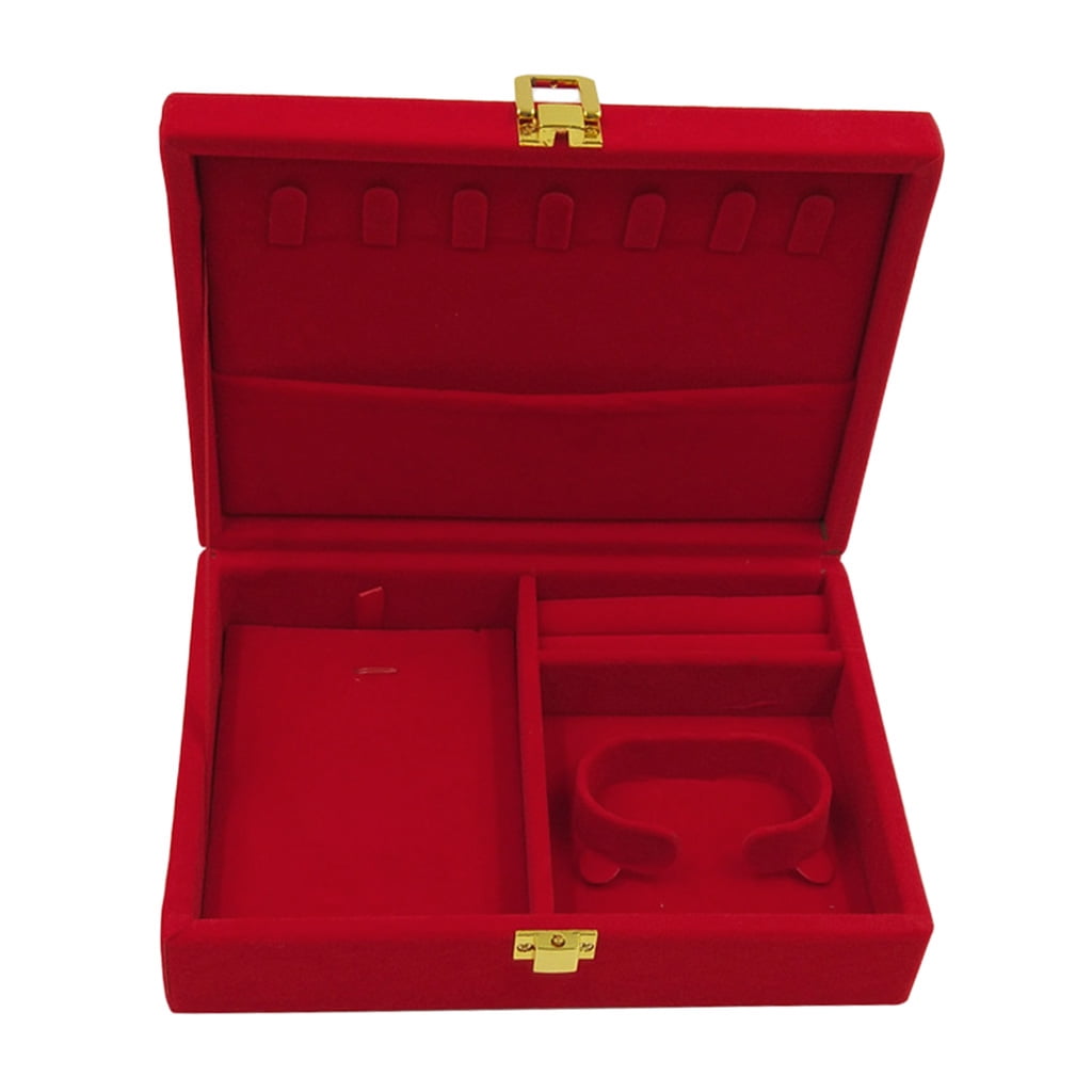 Click here for Lipstore Chinese Style Velvet Jewelry Box Case Wit... prices