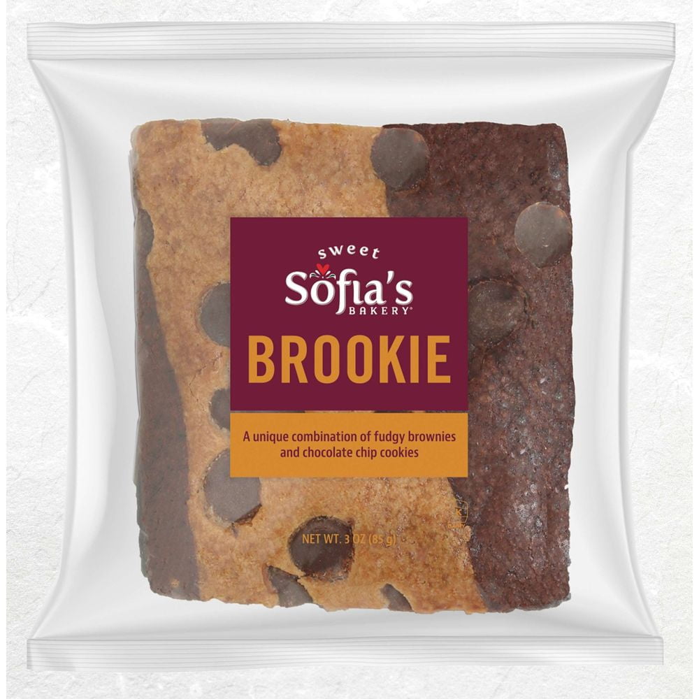 Love and Quiches Individually Wrapped Sweet Sofia Brookie, 3 Ounce -- 48 per case - Walmart.com