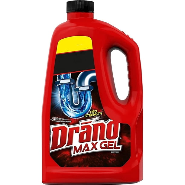 Drano Max Gel Drain Clog Remover and Cleaner for Shower or Sink Drains ...