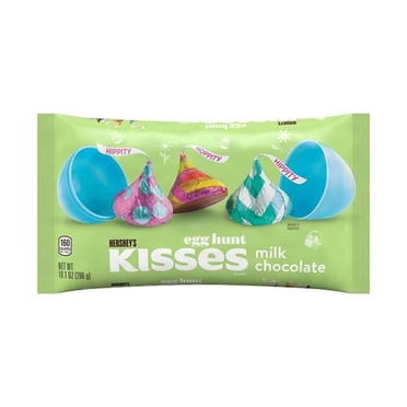 Hershey's Kisses Milk Chocolate Easter Candy, Festive Foils, Kosher ...