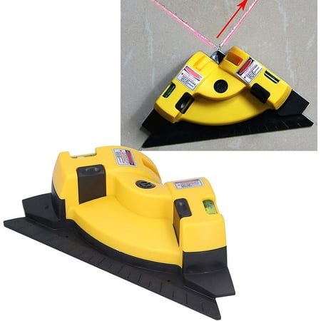 SICED Right Angle Laser Line Level, Laser Level Line Projection Square ...