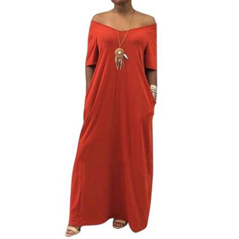 Click here for Generic Women Casual Boho Short Sleeve V Neck Long... prices